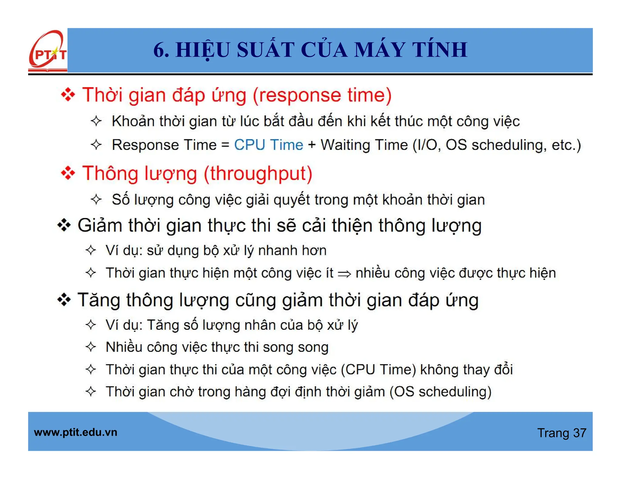 giáo trình và slide môn học kiến trúc máy tính ptit | PDF