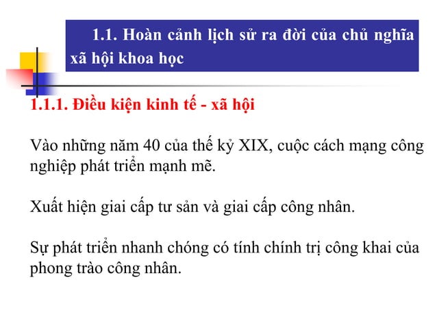 Slide Bài giảng môn CNXH khoa học - C1..pptx