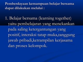 Slide blc lengkap | PPT