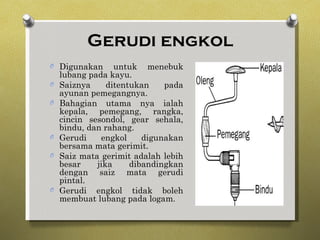 Nota Alatan Kerja Kayu (Alatan Menukul dan Alatan Memutar) | PPT