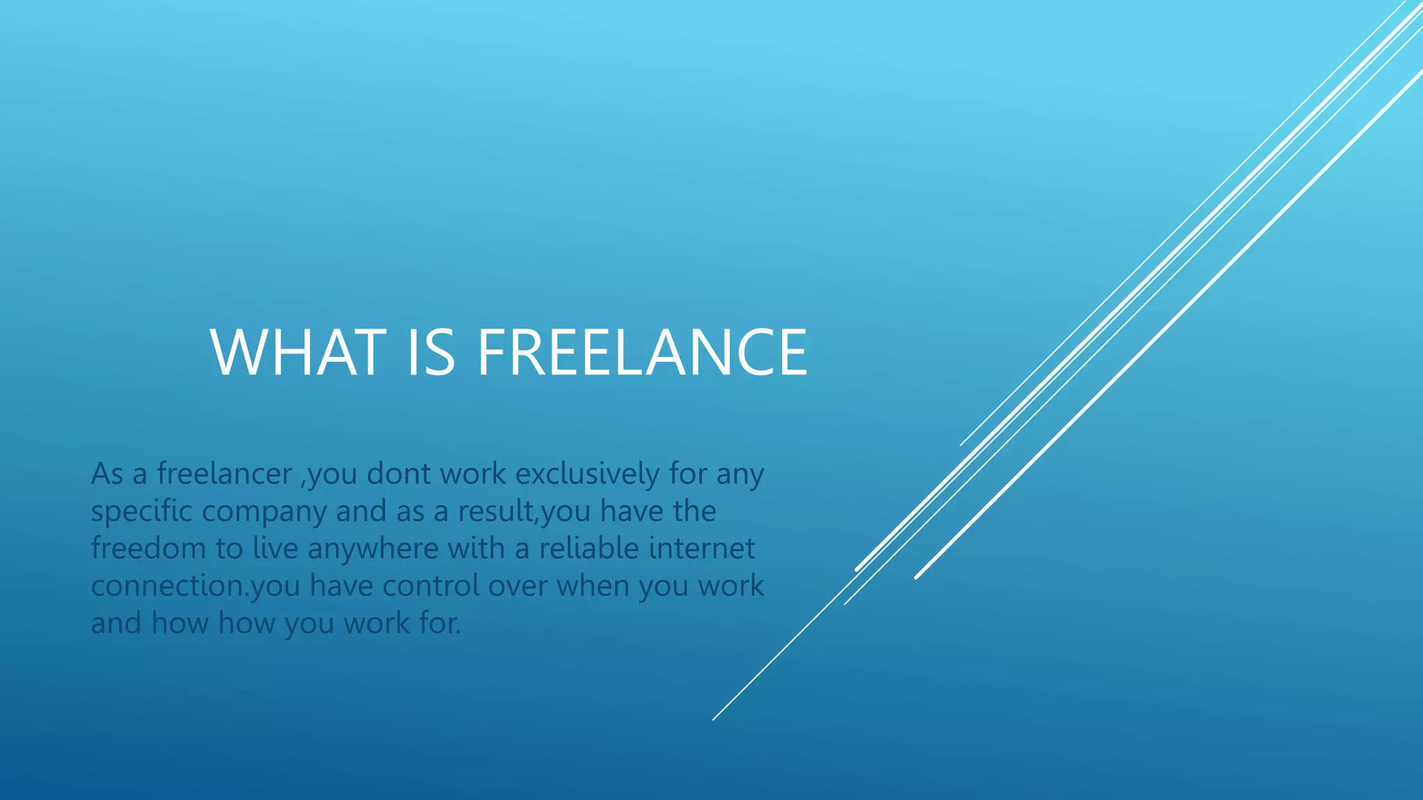 Freelancing | PPT