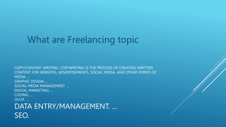 Freelancing | PPTX