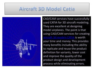 Wing Design in CATIA V5 | PPT