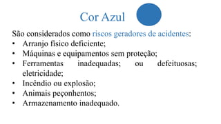 risco mecânico - cor azul | PPTX
