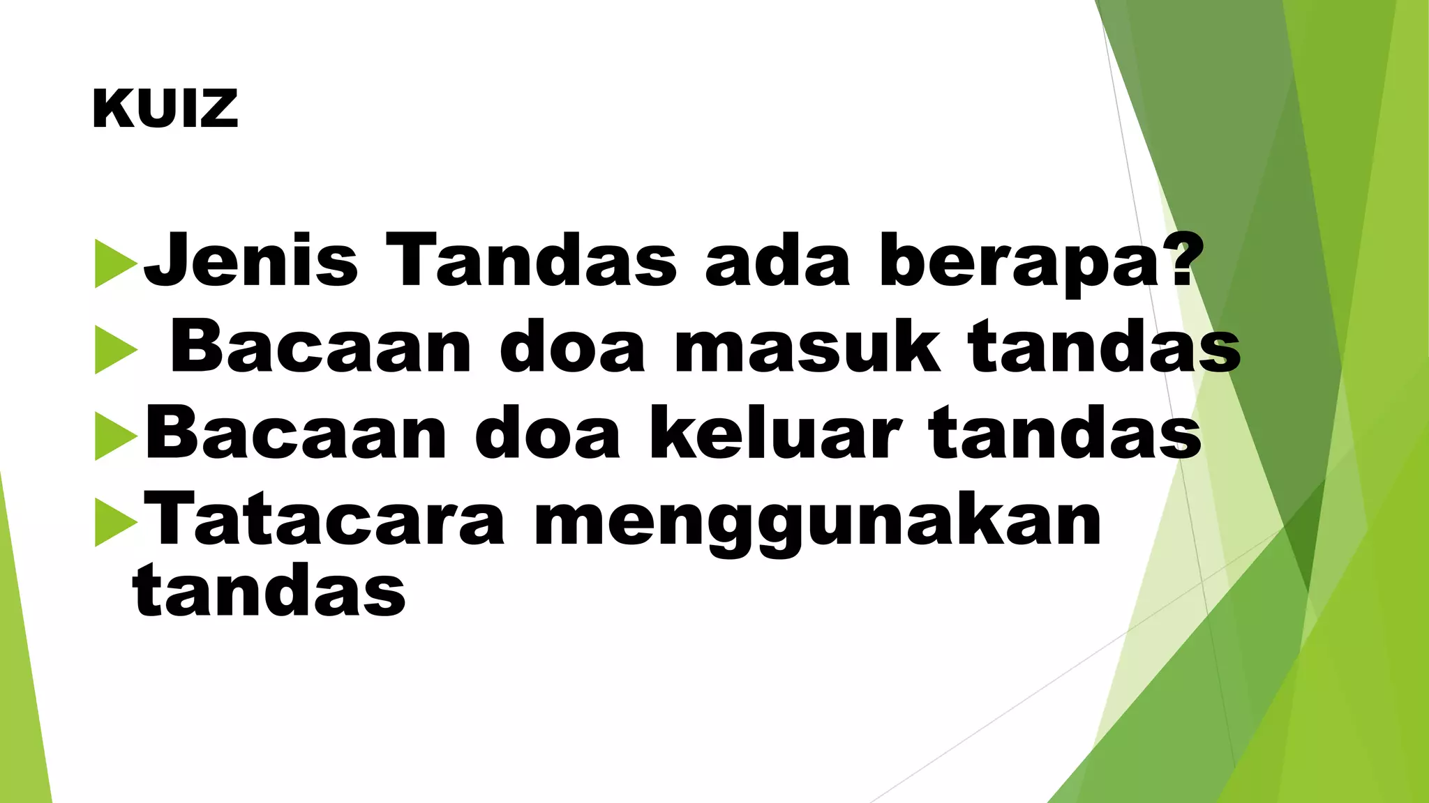Slide cara penggunaan tandas | PPTX