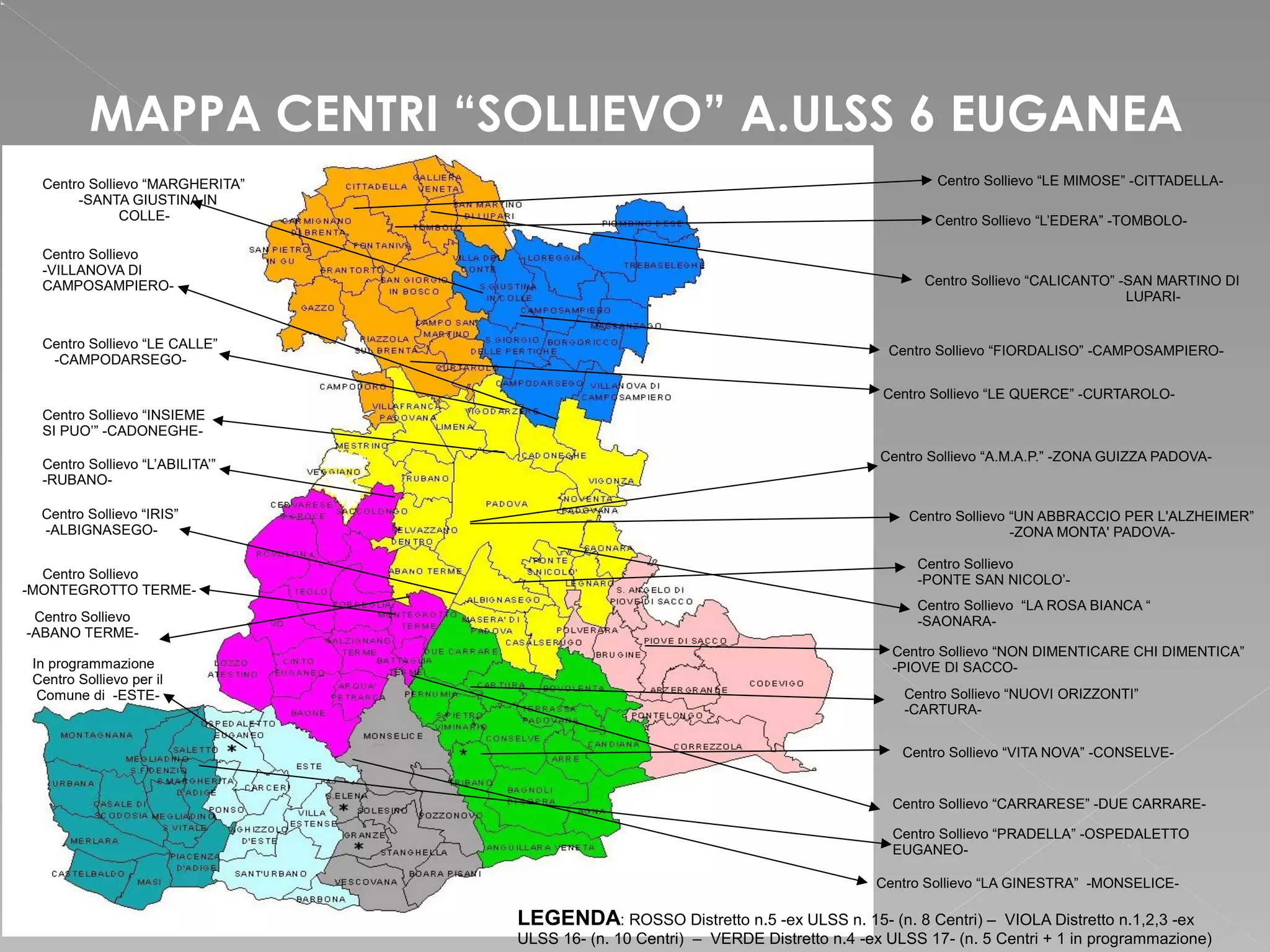 I centri per i disturbi cognitivi e le demenze nell'Ulss 6 Euganea | PDF