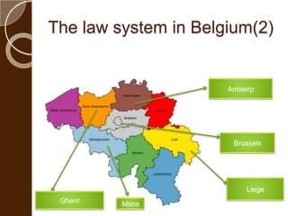 The belgian court system | PPTX