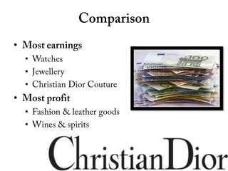 Financial analysis Christian Dior | PPT