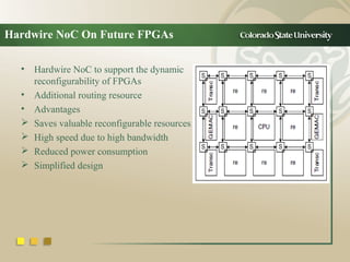 Runtime Reconfigurable Network-on-chips for FPGA-based Devices | PPT