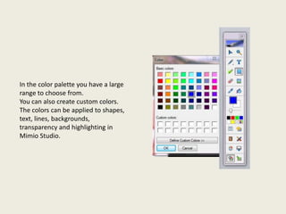 Mimio Studio Tool bars and icon identification - basics | PPTX