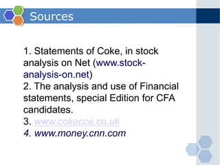 Coca-cola financial analysis statement | PPT