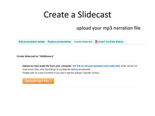 Creating a Slidecast | PPTX