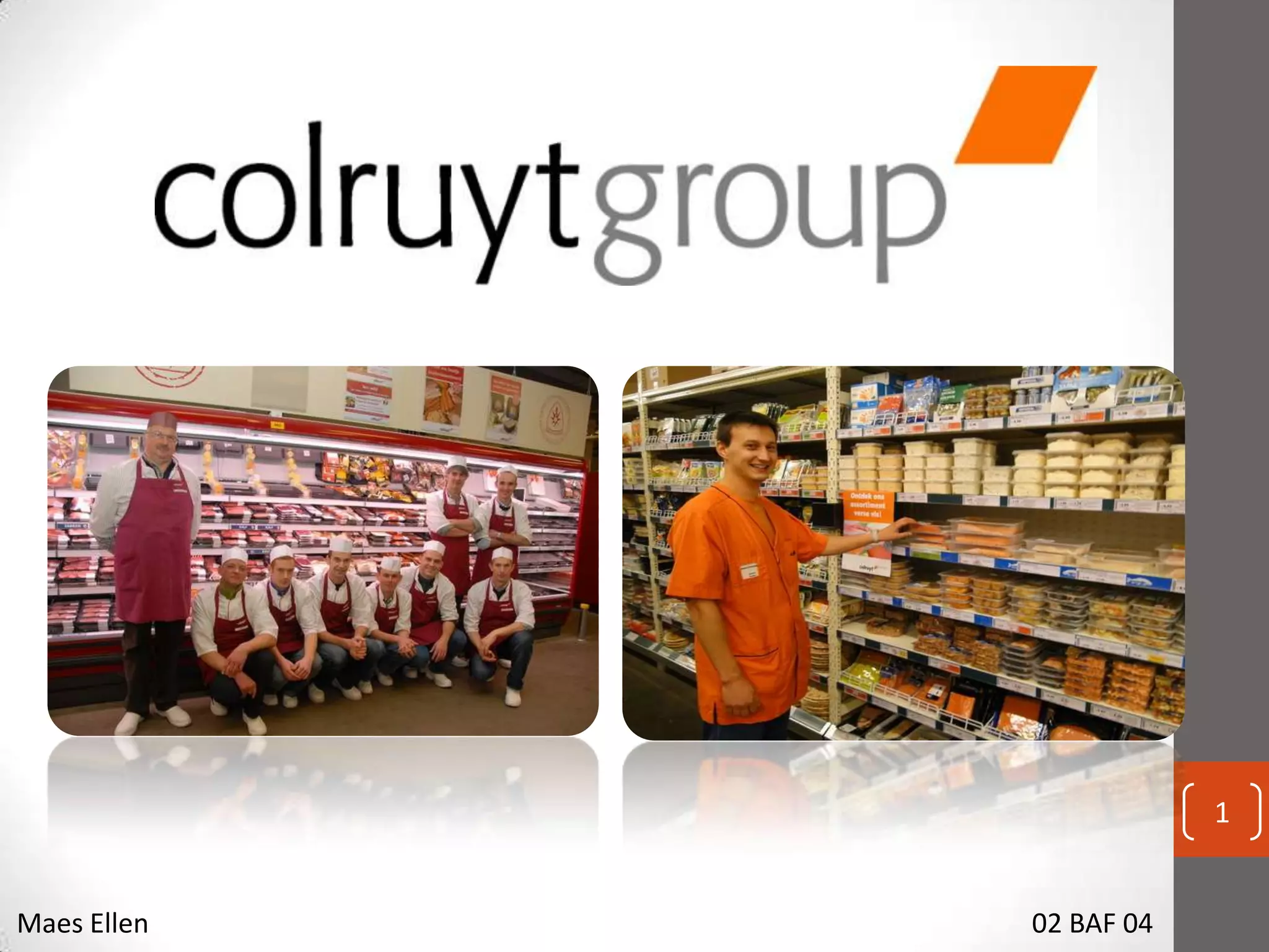 Colruyt financial facts | PPTX
