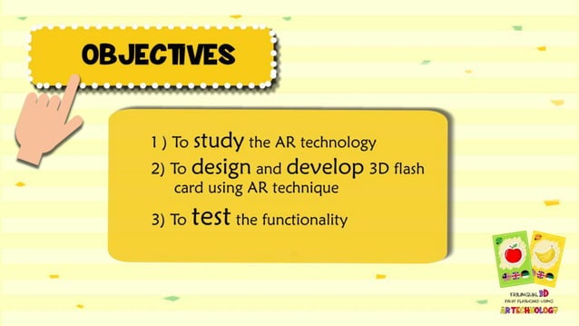 3D fruit flashcard using AR technology | PPTX