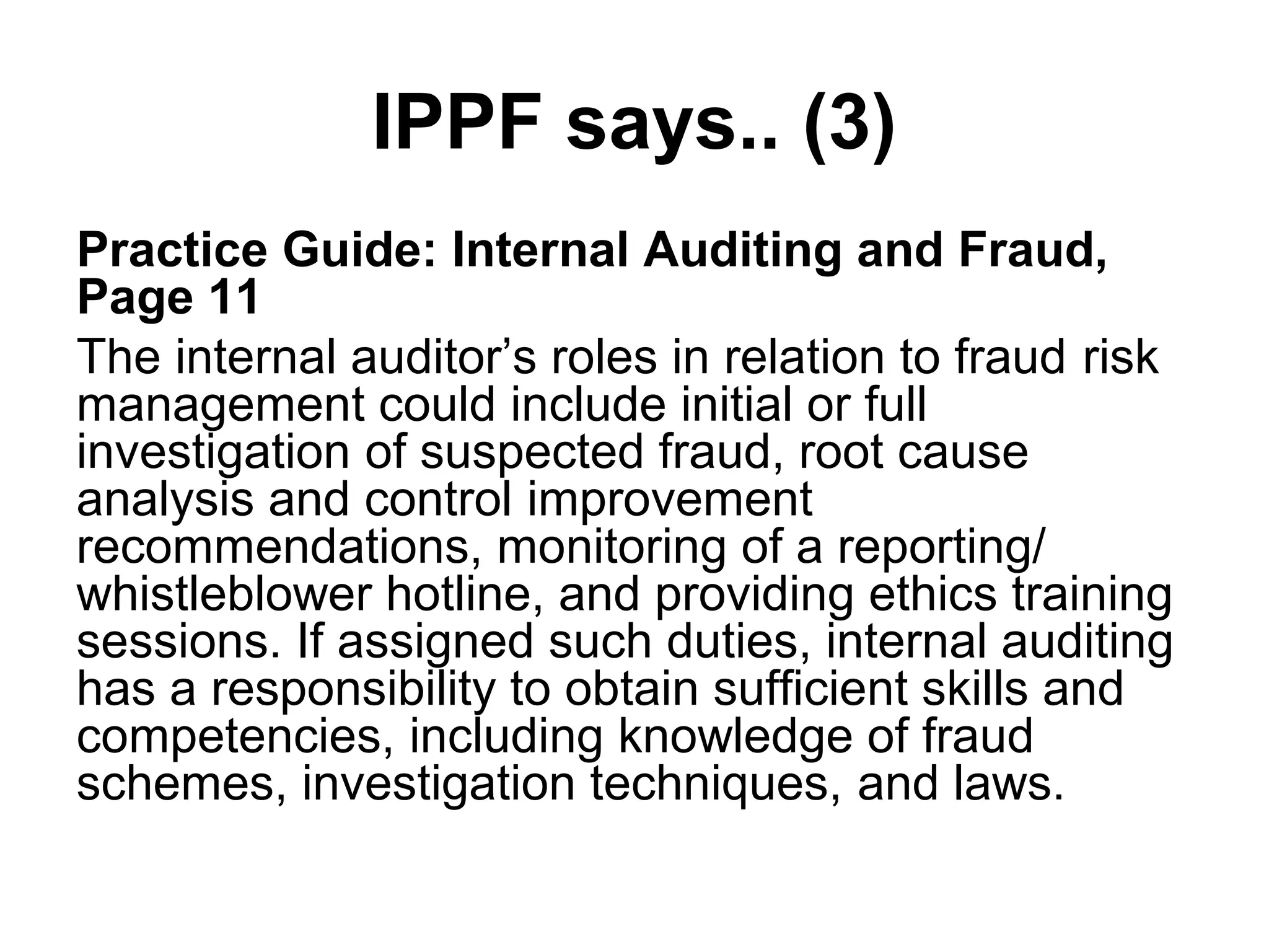 Slide cia course fraud | PPT