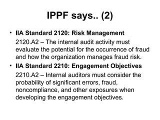 Slide cia course fraud | PPT