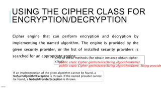 Slide cipher based encryption | PPT
