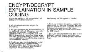 Slide cipher based encryption | PPT