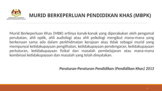 SLIDE CIRI-CIRI Murid Pendidikan Khas.pptx