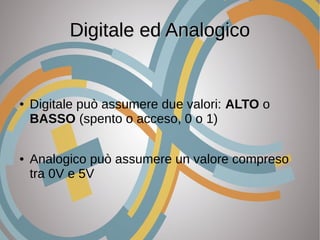 Introduzione alla programmazione con Arduino | PDF