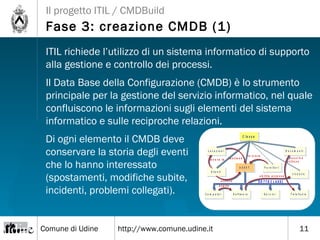 ITIL / CMDBuild: un esempio di progetto di BPR e riuso in ambito ICT | PPT