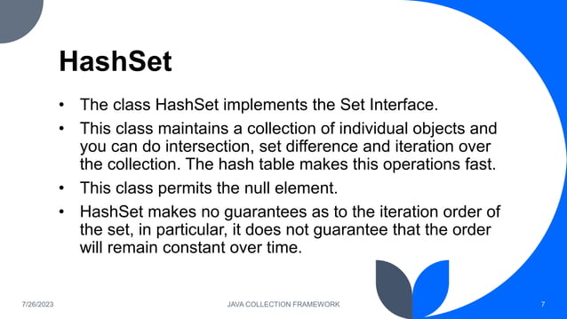 Slide Dasar Materi Java Collection Framework | PPT