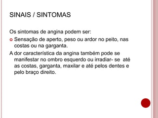 Slide de Angina de Peito | PPTX
