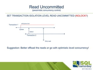 Welcome to the nightmare of locking, blocking and isolation levels ...