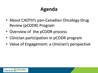 The importance of clinician engagement in the HTA process | PPT