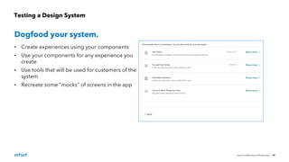 Testing Design System Changes Across Your Application -- Intuit Use ...