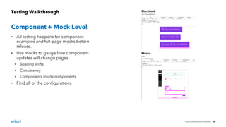 Testing Design System Changes Across Your Application -- Intuit Use ...