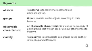 Grouping animals - science living things | PPT