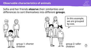 Grouping animals - science living things | PPTX