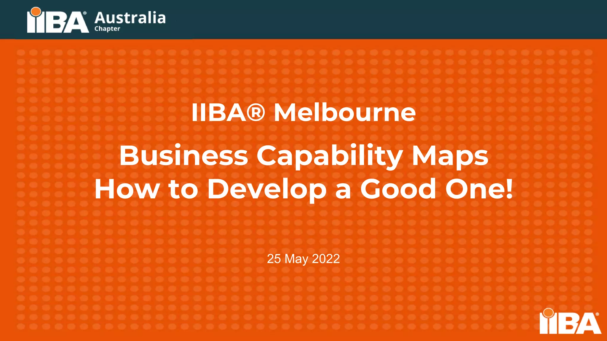 Slide Deck - Business Capability Maps.pptx