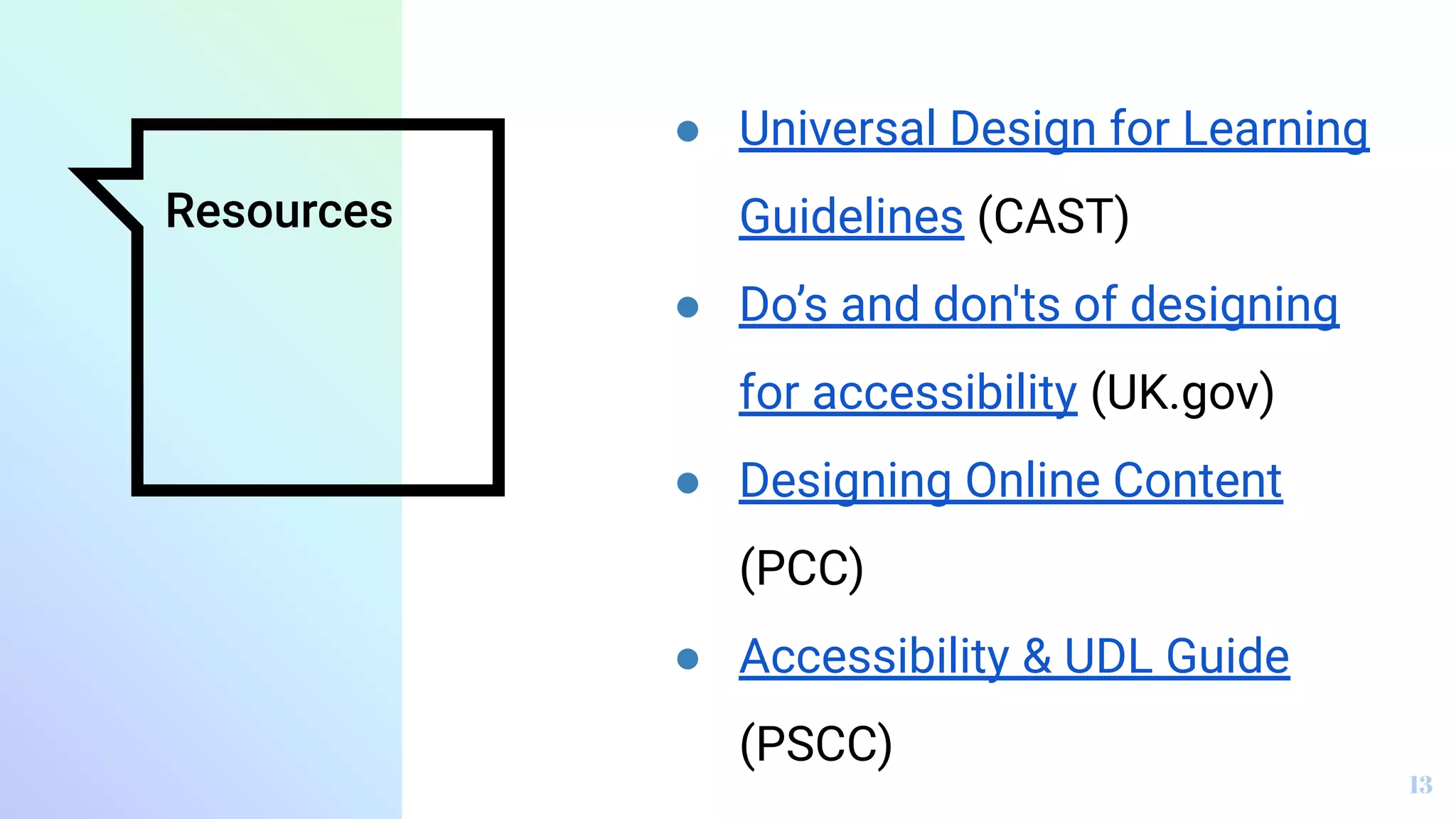 Delivering Equitable & Inclusive Instructional Content Using UDL ...