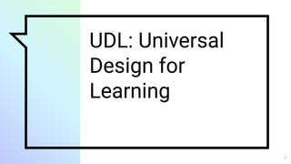 Delivering Equitable & Inclusive Instructional Content Using UDL ...