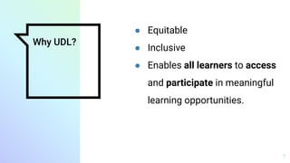 Delivering Equitable & Inclusive Instructional Content Using UDL ...