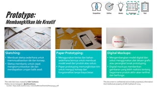 Slide Deck Design Thinking Mengembangkan Ide Bisnis | PPT
