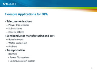 Distributed Power Architecture (DPA) | PPTX