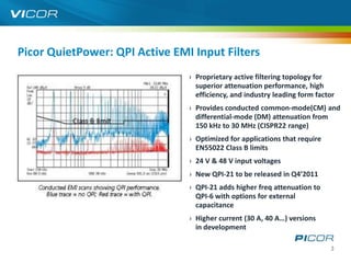 Picor QuietPower® Active Input Filters (QPI) | PPTX | Consumer ...