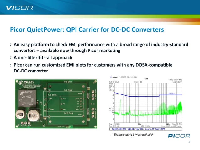 Picor QuietPower® Active Input Filters (QPI) | PPT