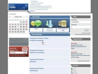 Progetto SOS Ulcera - elearning | PPT