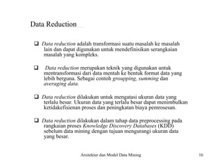 Pertemuan 4 Arsitektur dan model data mining | PPT