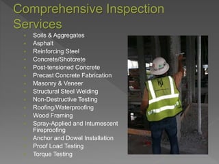 Introducing Inspection Services, Inc. | PPTX