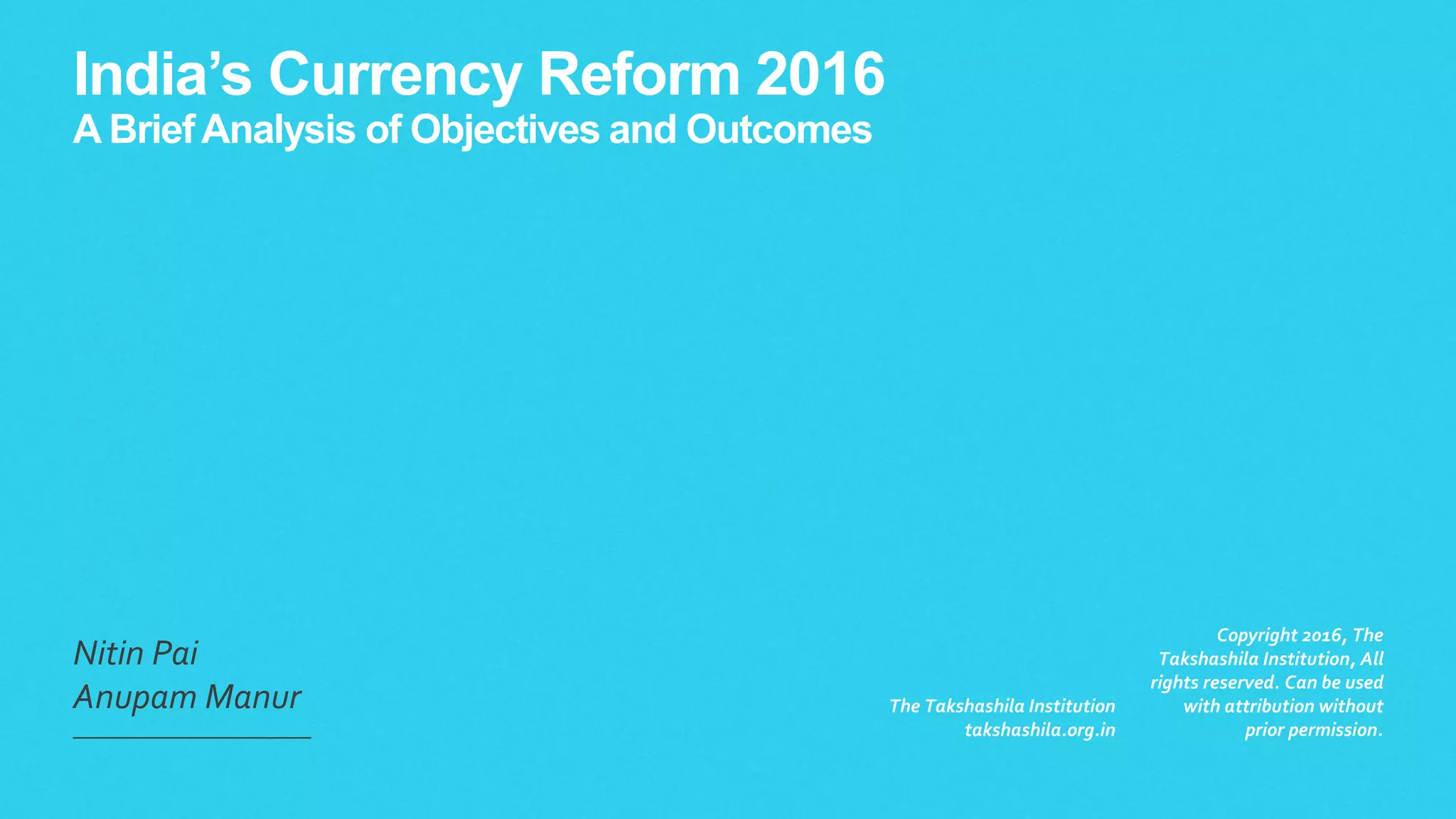 India's Currency Reform 2016 | PDF | Credit Cards | Personal Debt