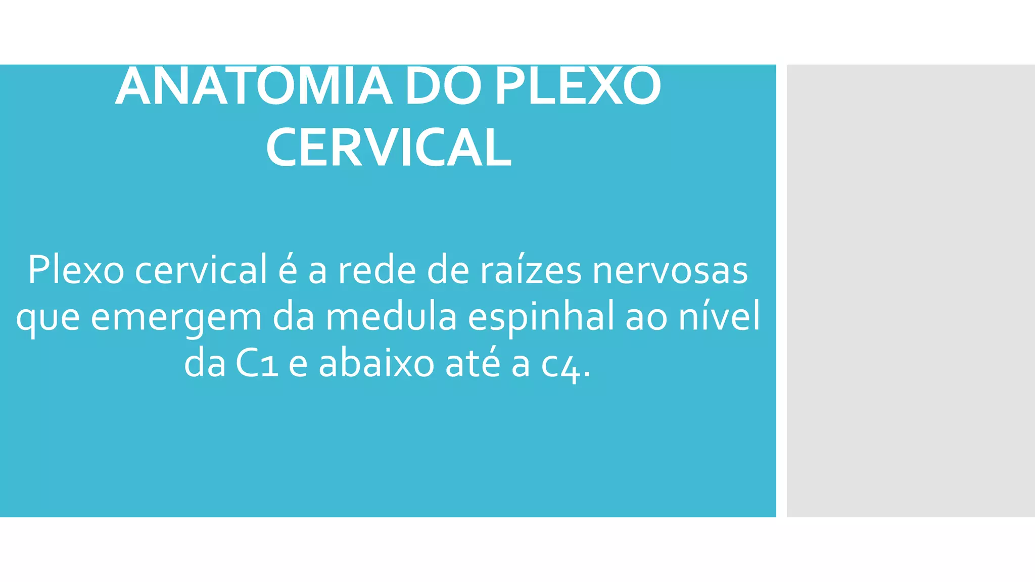 SLIDE DO TRAUMA DO PLEXO CERVICAL.pptx | Injuries | Diseases and Conditions