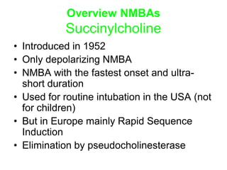 Why do we need NMBAs for RSI? | PPT