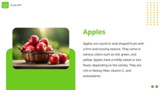 An informative presentation on Fruits.pptx
