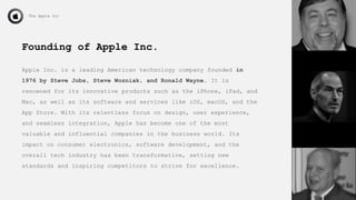 SlideEgg_300445-Apple Inc(1).pptx case study | PPTX | Technology ...