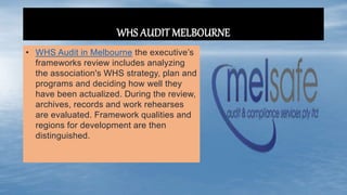 WHS Gap Analysis | PPT